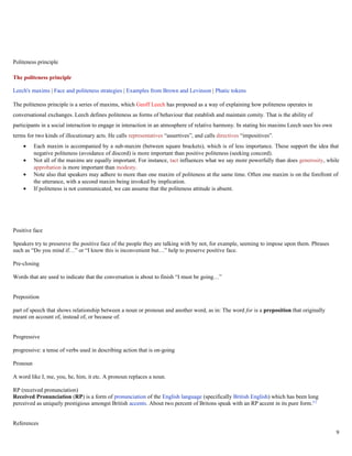 Definitions for labels | DOC