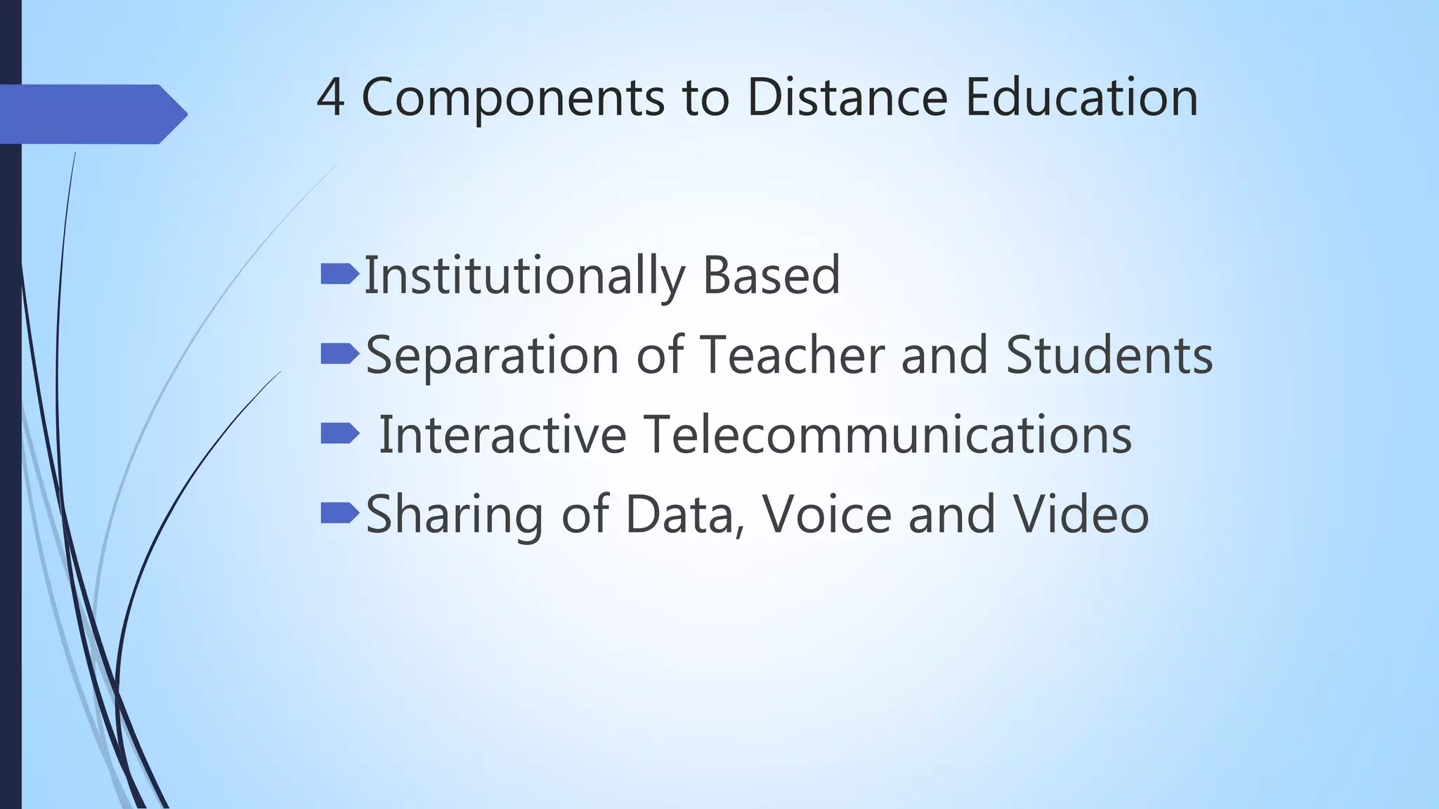 Definitions, history, and theories of distance | PPTX | Online ...