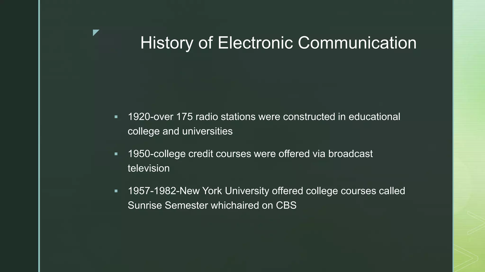 Definitions, history, and theories of distance education powerpoint ...