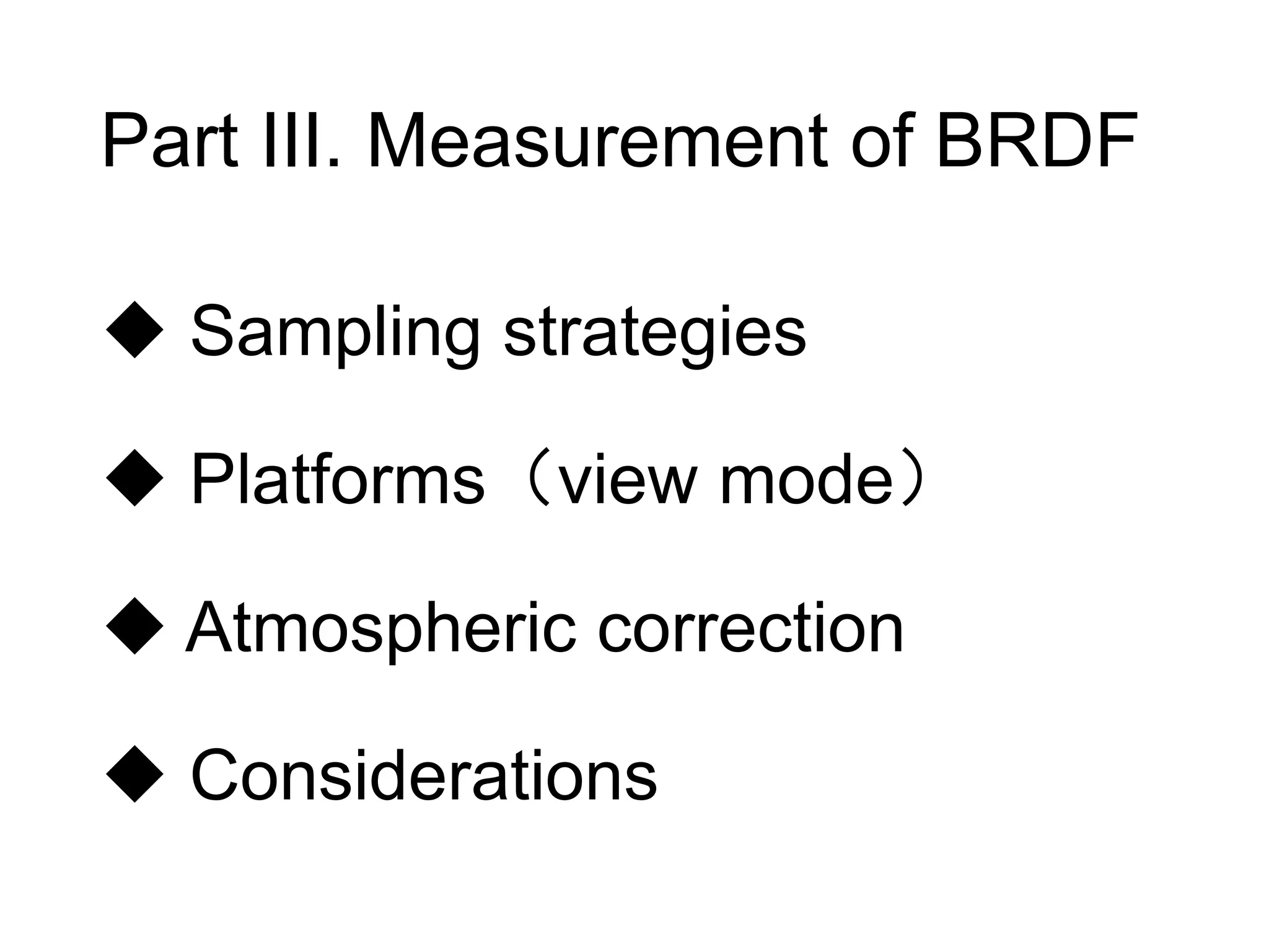Definition significance measurement_modelling_BRDF | PPTX