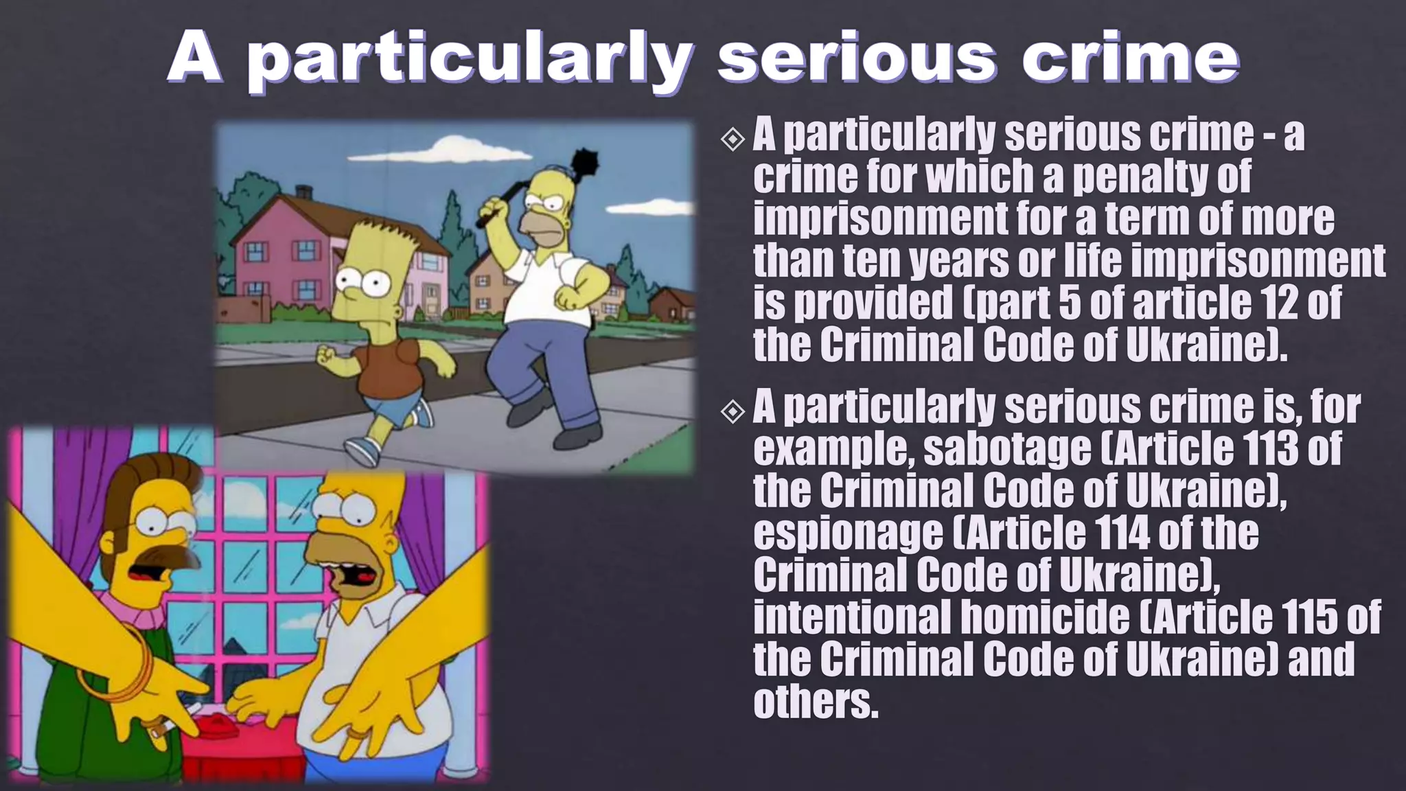 Definition, signs and types of crime | PPTX