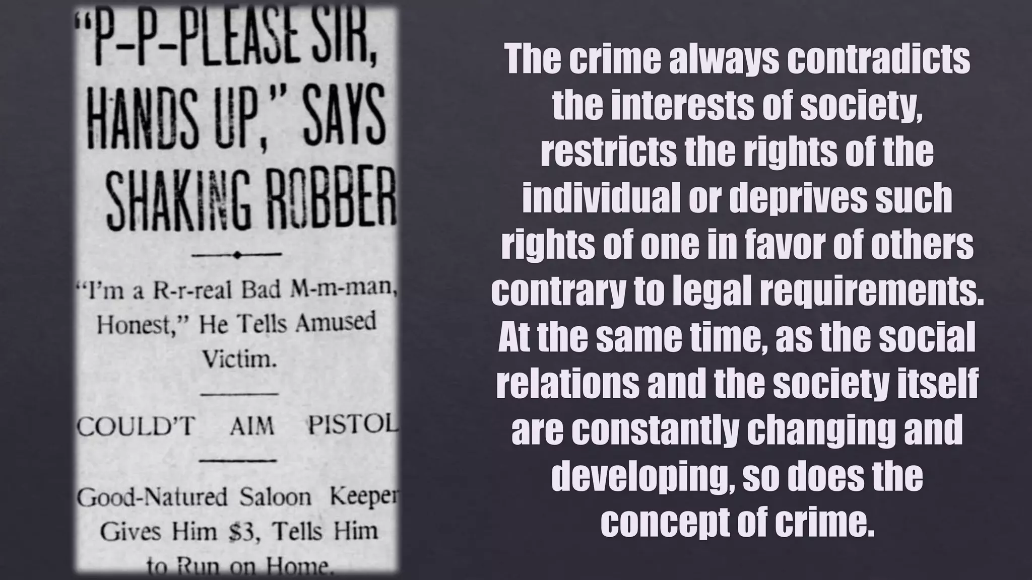 Definition, signs and types of crime | PPTX