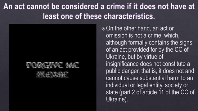 Definition, signs and types of crime | PPTX