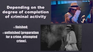 Definition, signs and types of crime | PPTX