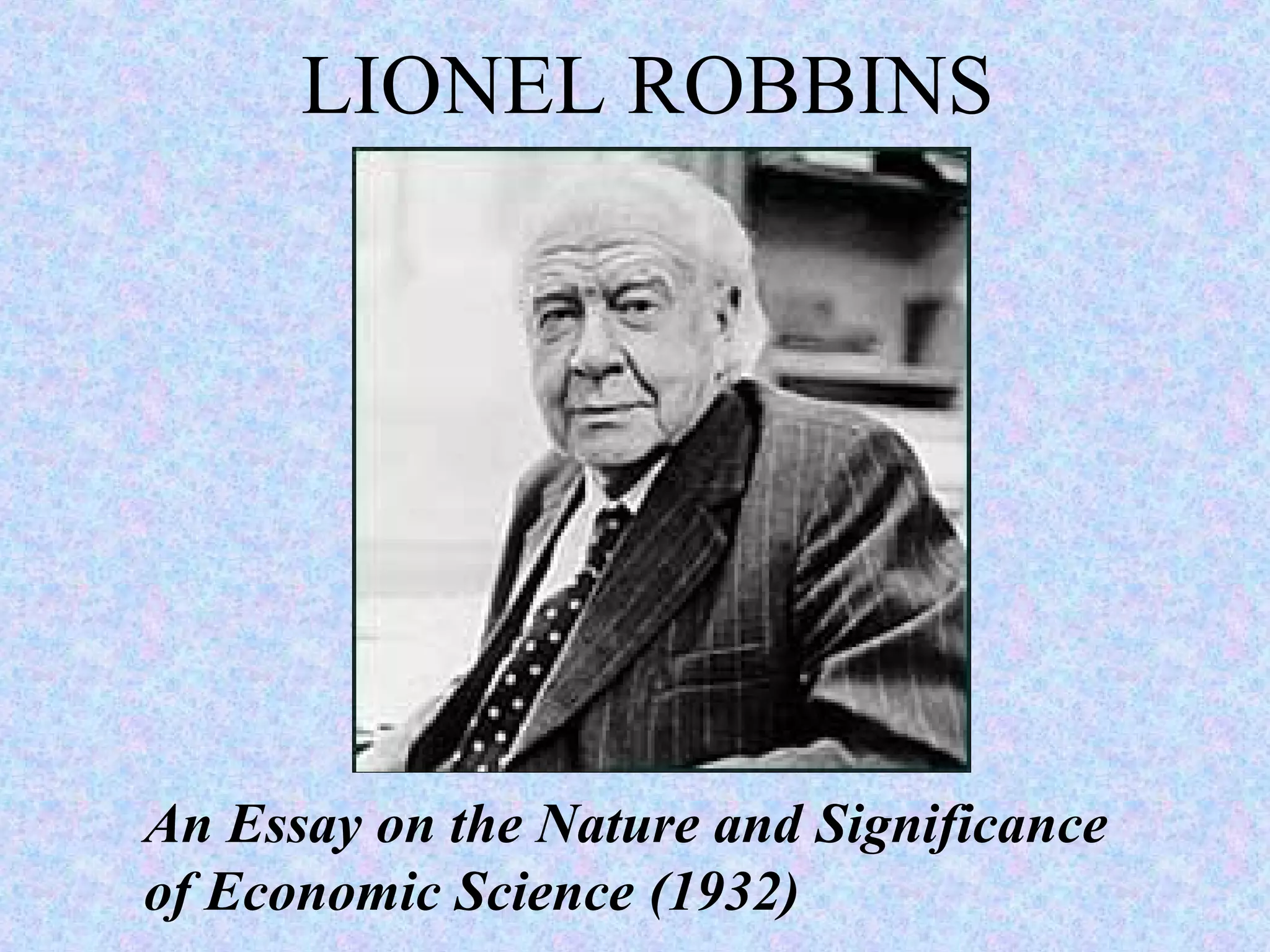 Definitions of Economics | PPT