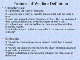Definitions of Economics | PPT