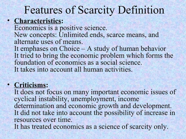 Definitions of Economics | PPT | Government Support and Welfare ...