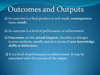 Definitions of educational terms | PPTX