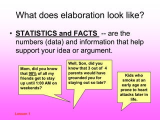 Definitions of Elaboration | PPSX