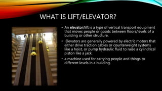 Definitions of lifts | PPTX