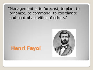 Definitions of management by various author | PPTX