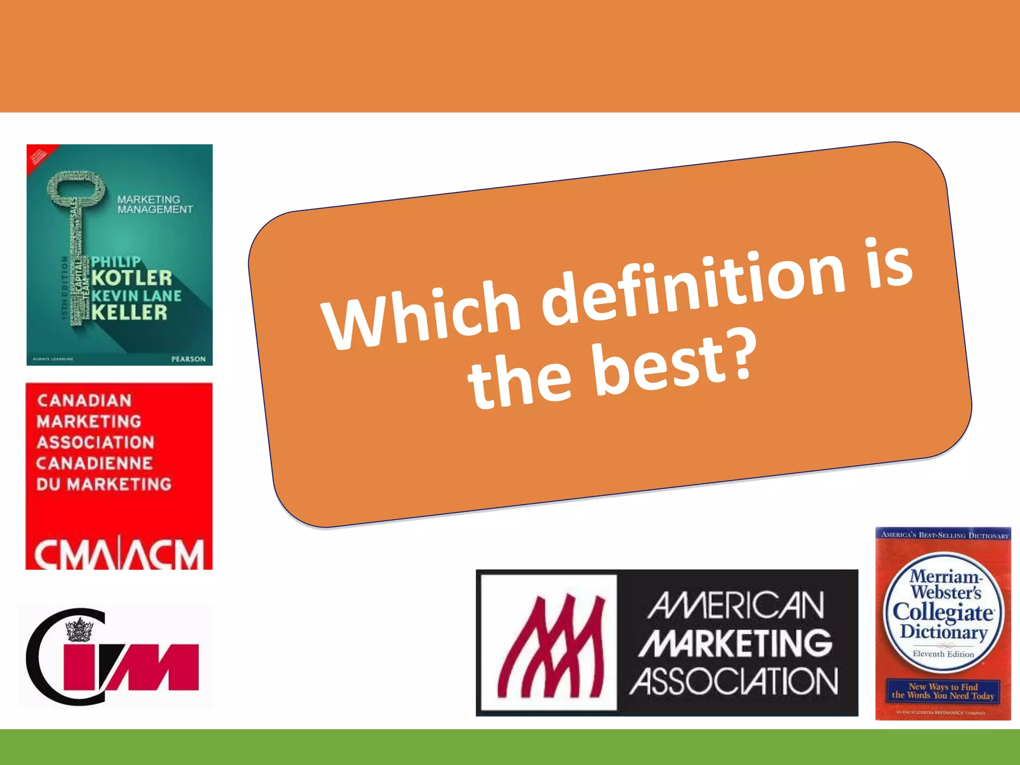 Definitions of Marketing | PDF