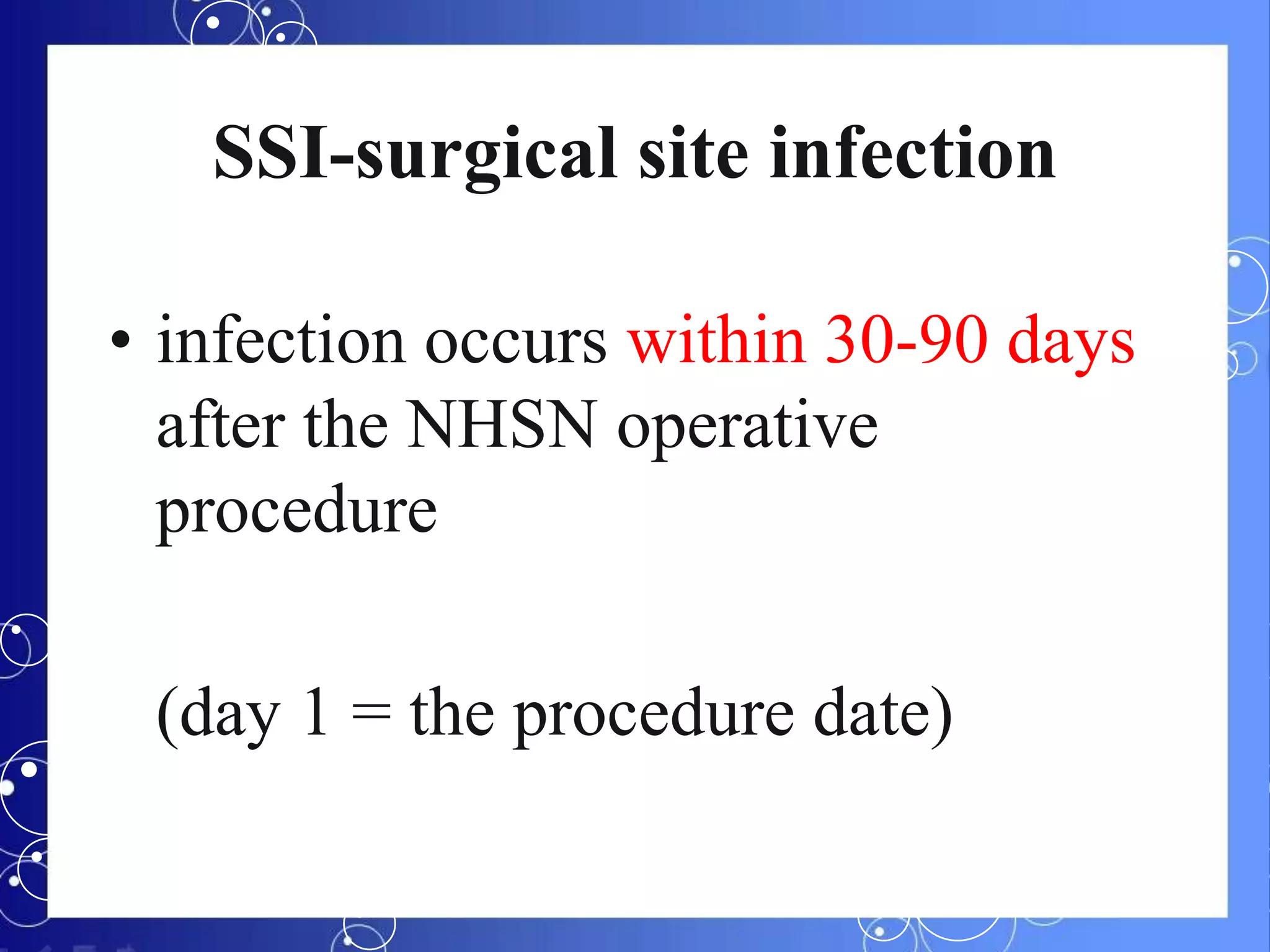 Definitions of nosocomial infection | PPTX