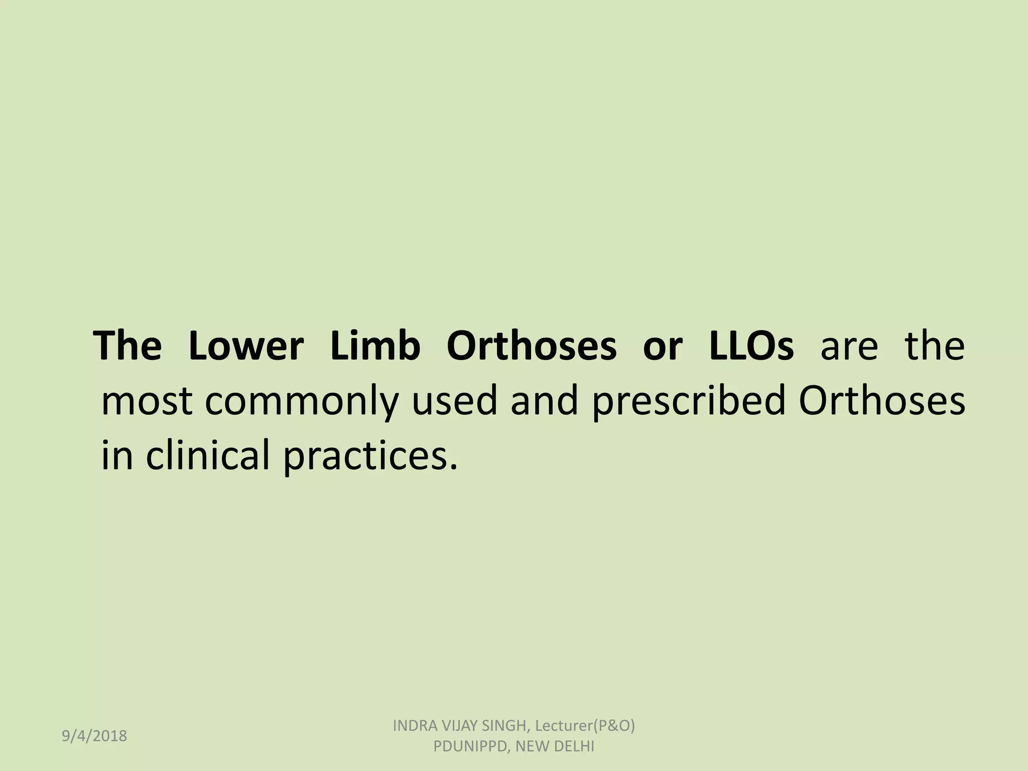Definitions of orthoses, orthotics, & orthotist | PPT