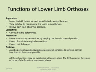 Definitions of orthoses, orthotics, & orthotist | PPT