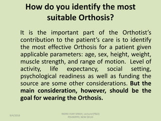 Definitions of orthoses, orthotics, & orthotist | PPT