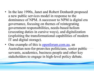 The Changing Definitions of Public Administration | PDF
