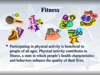 Definitions of Physical Activity, Exercise, and.ppt in sports science ...