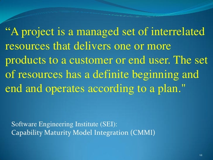 Definitions Of Project