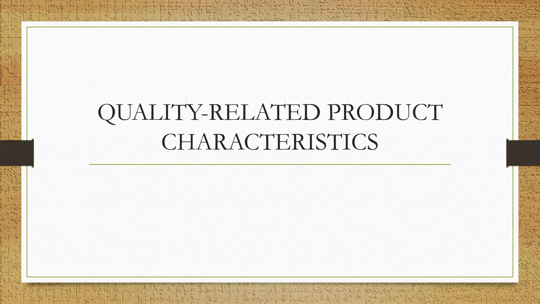 Definitions of quality | PPTX