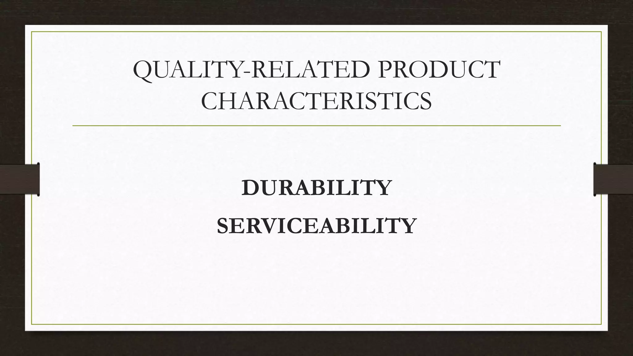 Definitions of quality | PPTX