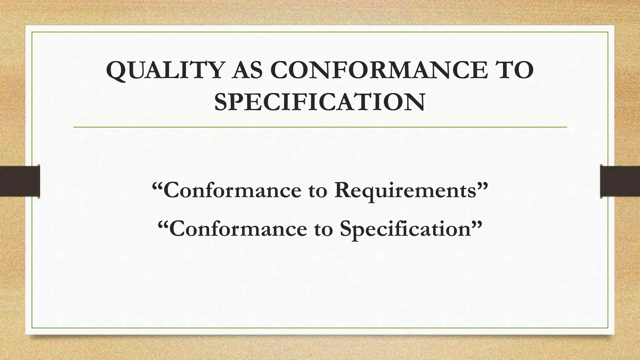Definitions of quality | PPTX