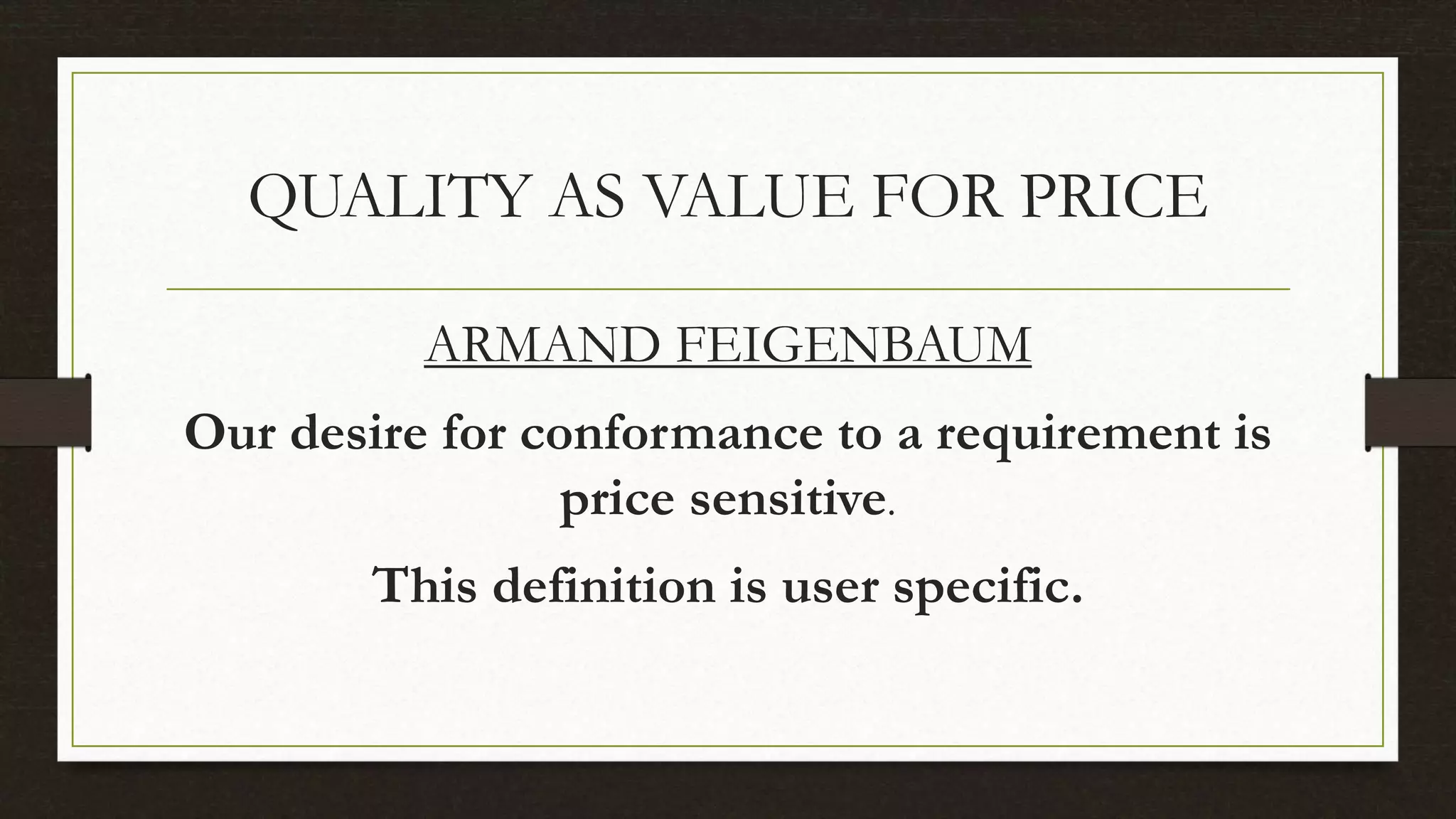 Definitions of quality | PPTX