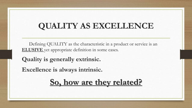 Definitions of quality | PPTX | Manufacturing Industry | Industries