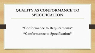 Definitions of quality | PPTX