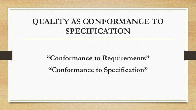 Definitions of quality | PPTX | Manufacturing Industry | Industries