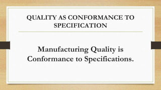 Definitions of quality | PPTX