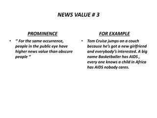 Definitions of ‘’the news’’ | PPTX