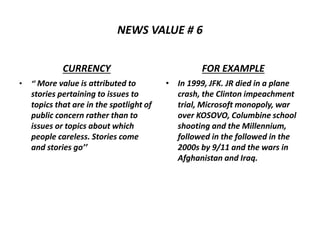 Definitions of ‘’the news’’ | PPTX