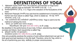 DEFINITIONS OF YOGA BY DR. HEMRAJ KOIRALA.pptx