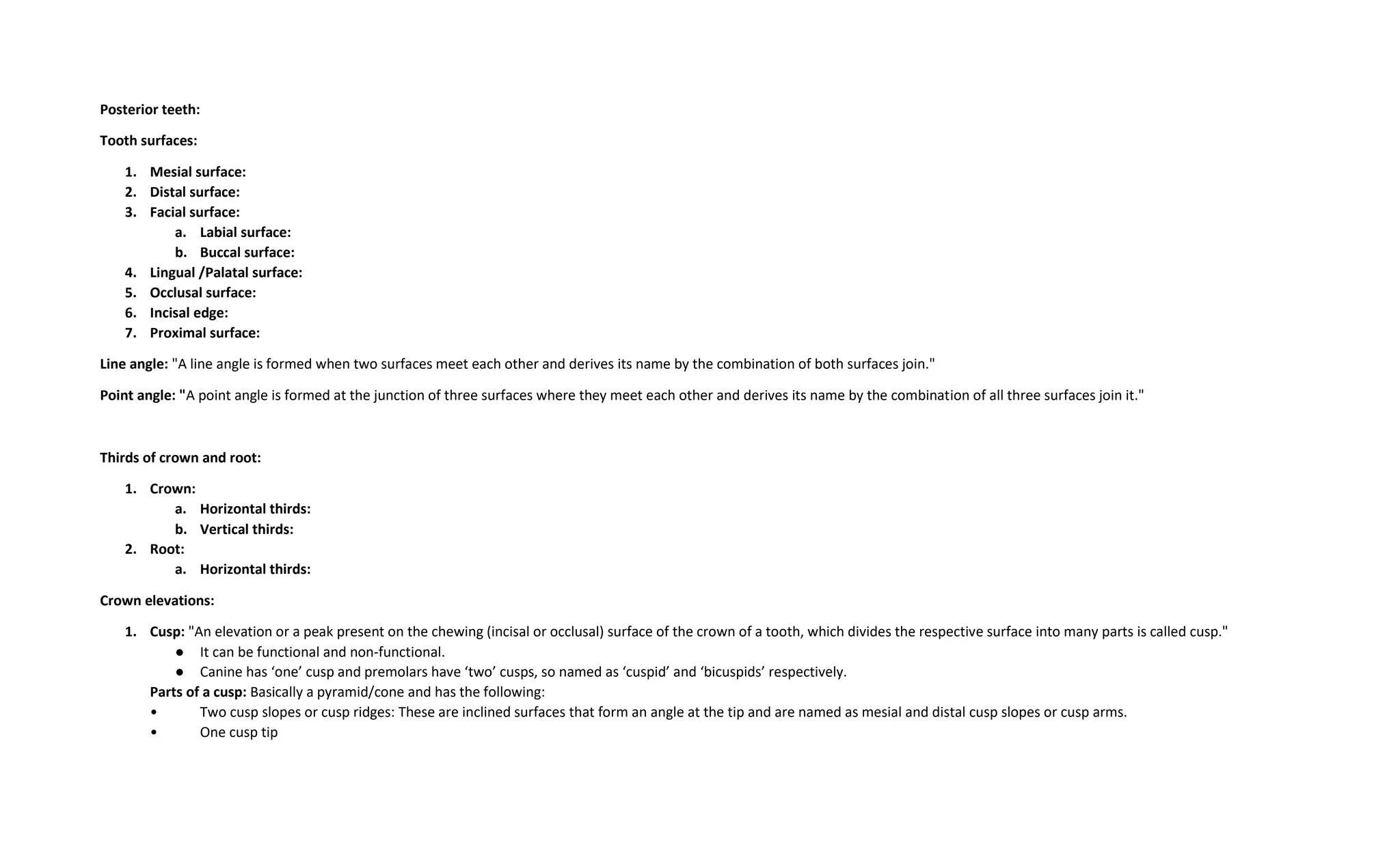 Definitions Tooth Morphology-1.docx