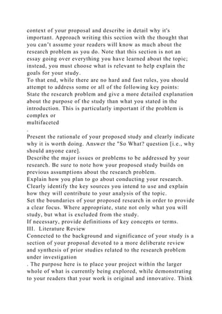 DefinitionThe goal of a research proposal is to present and justif.docx