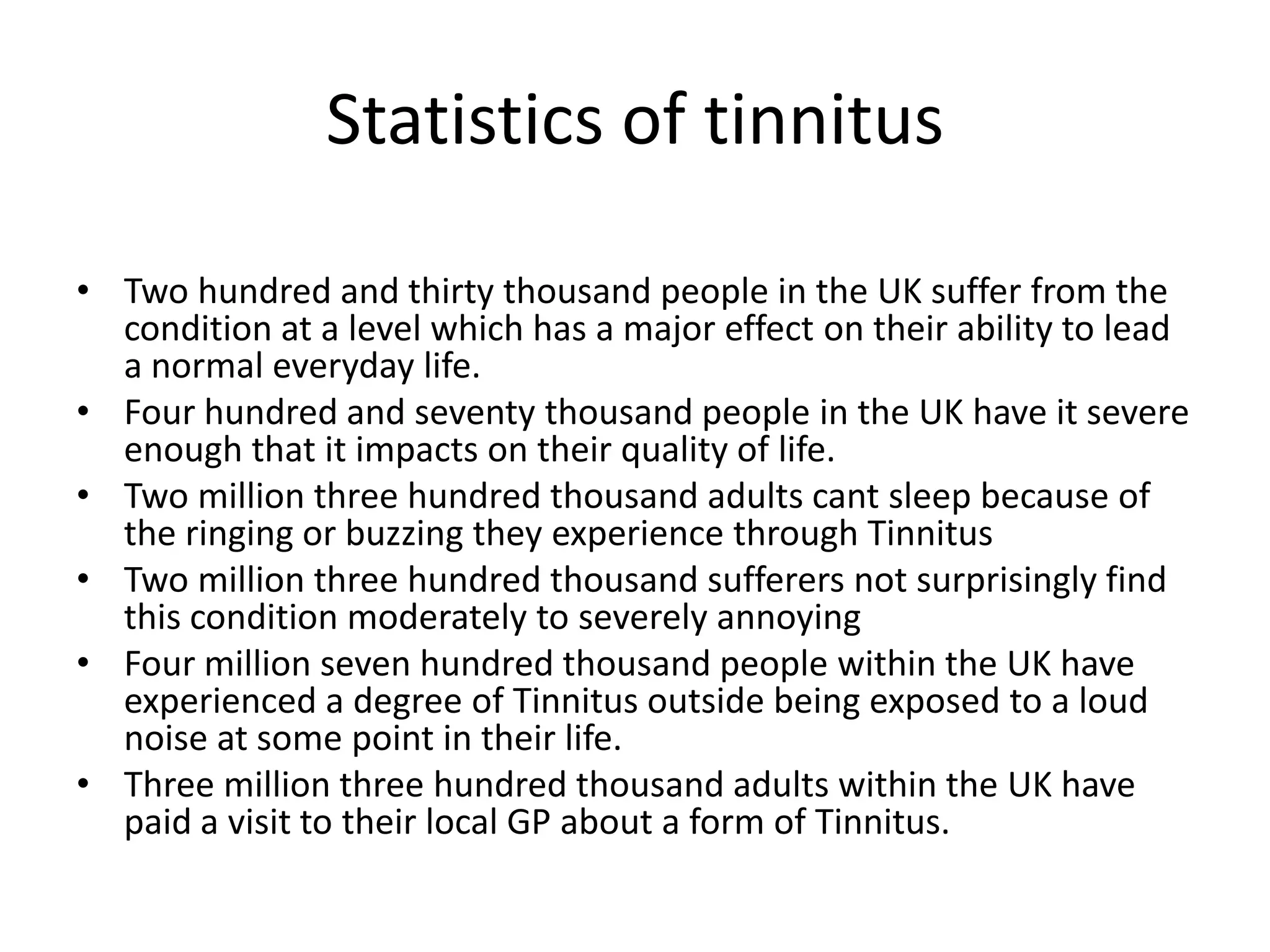 Definition tinnitus | PPT