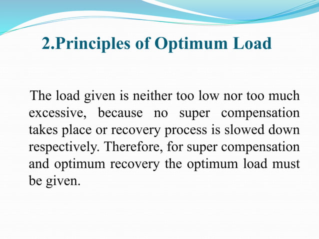 Definition, types and principles of training load | PPTX