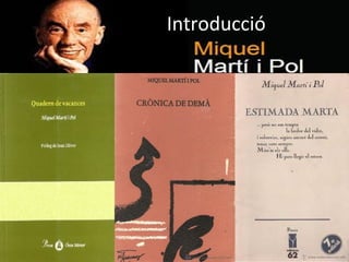 Antologia Poètica; Miquel Martí i Pol | PPT