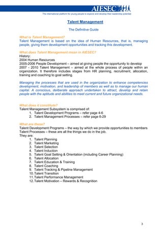 Talent Management Definitive guide | PDF
