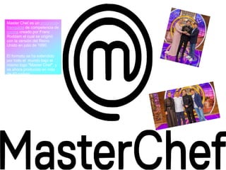 La Historia De Masterchef España | PPT
