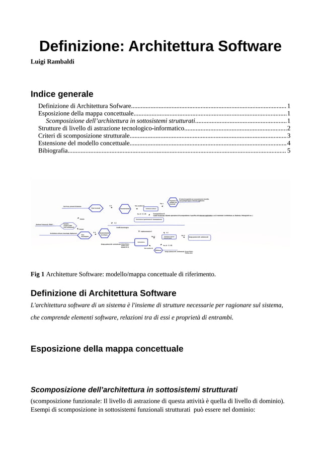 Software architectures, a short treatise and conceptual maps | PDF