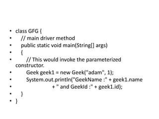 Definning class.pptx unit 3 | PPT