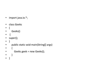 Definning class.pptx unit 3 | PPT