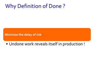 Definition of Done and Product Backlog refinement | PPTX