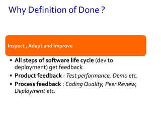 Definition of Done and Product Backlog refinement | PPTX