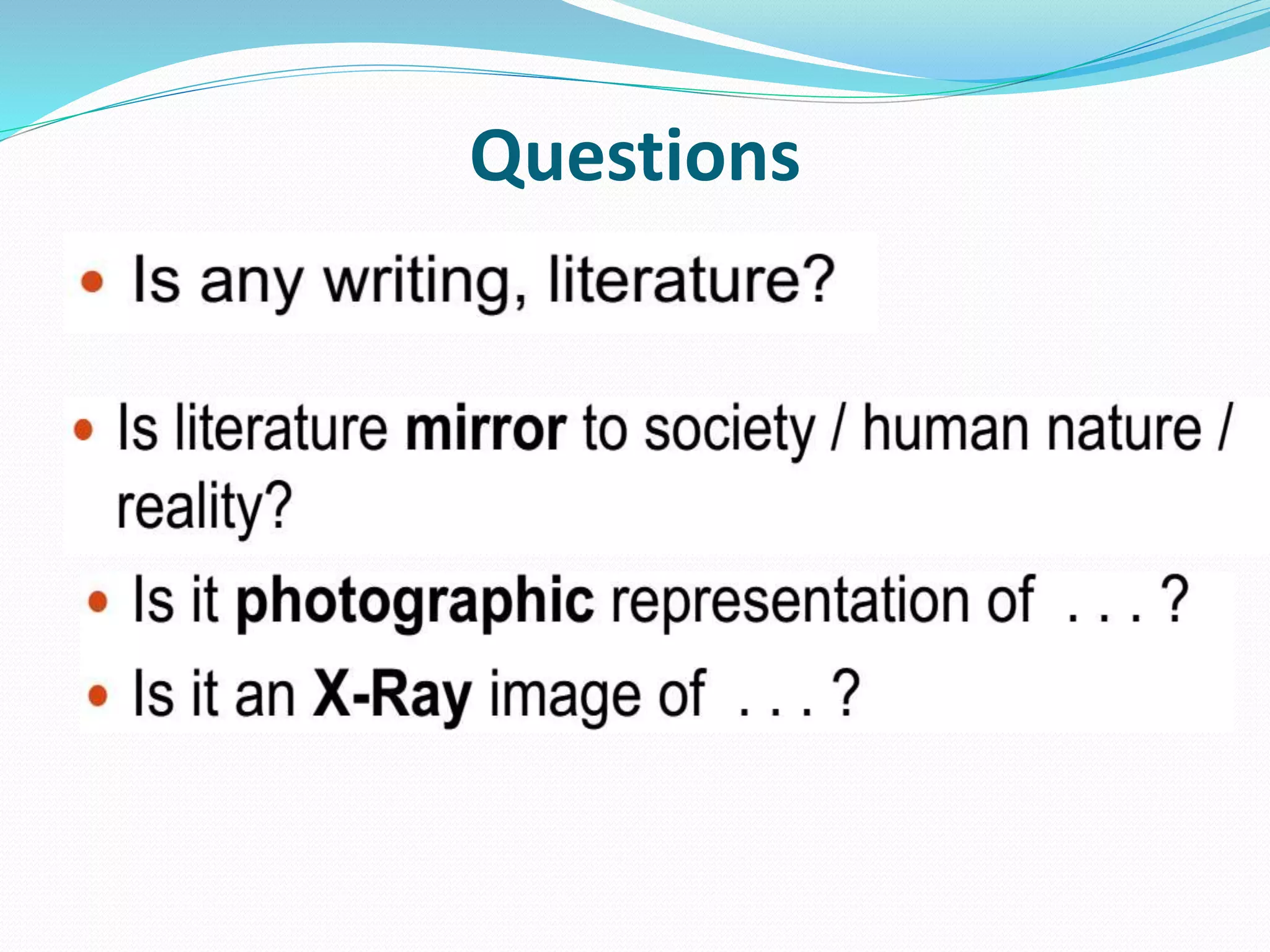 Definition of Literature for Fundamentals of Literature | PPTX