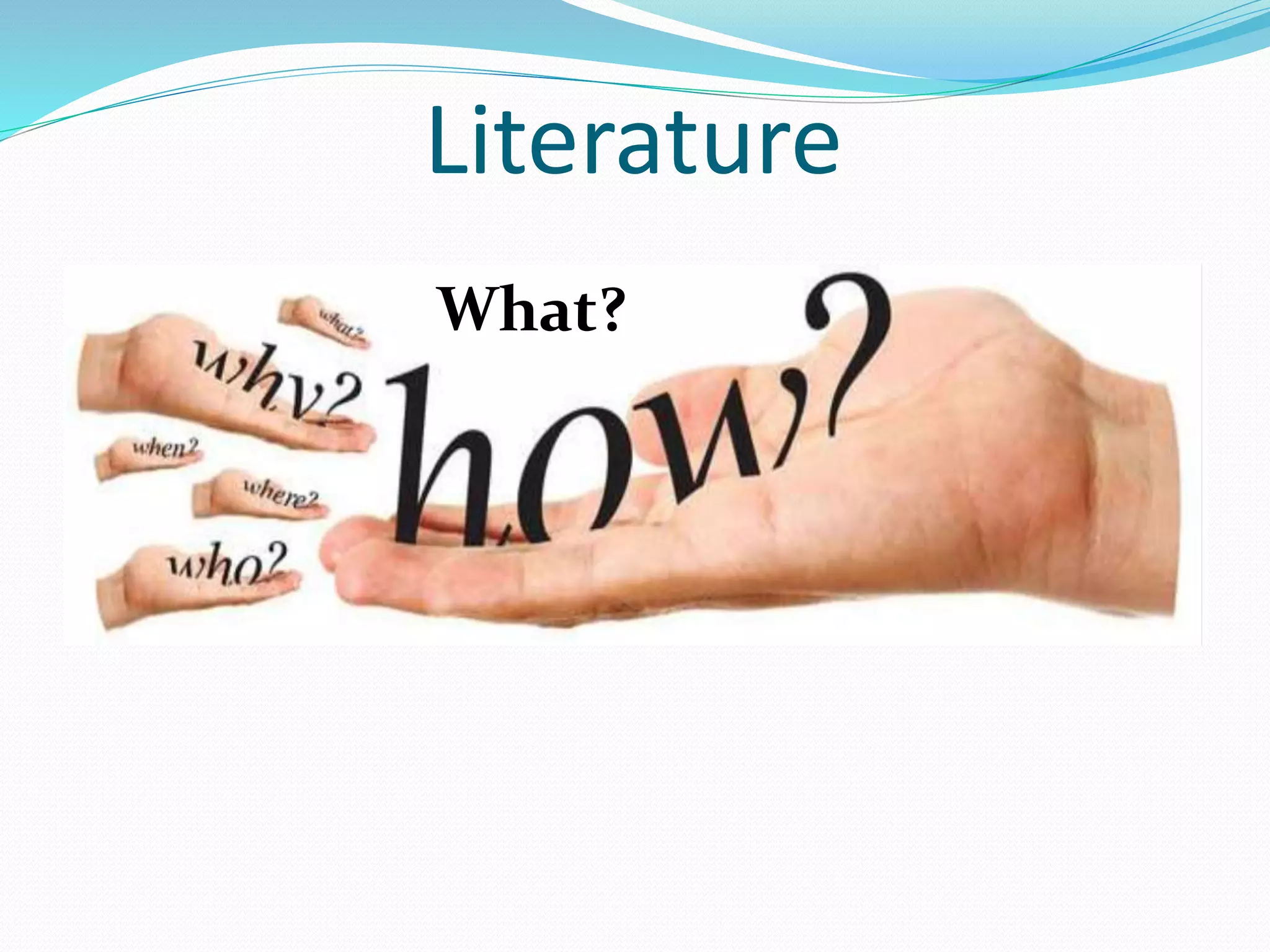 Definition of Literature for Fundamentals of Literature | PPTX