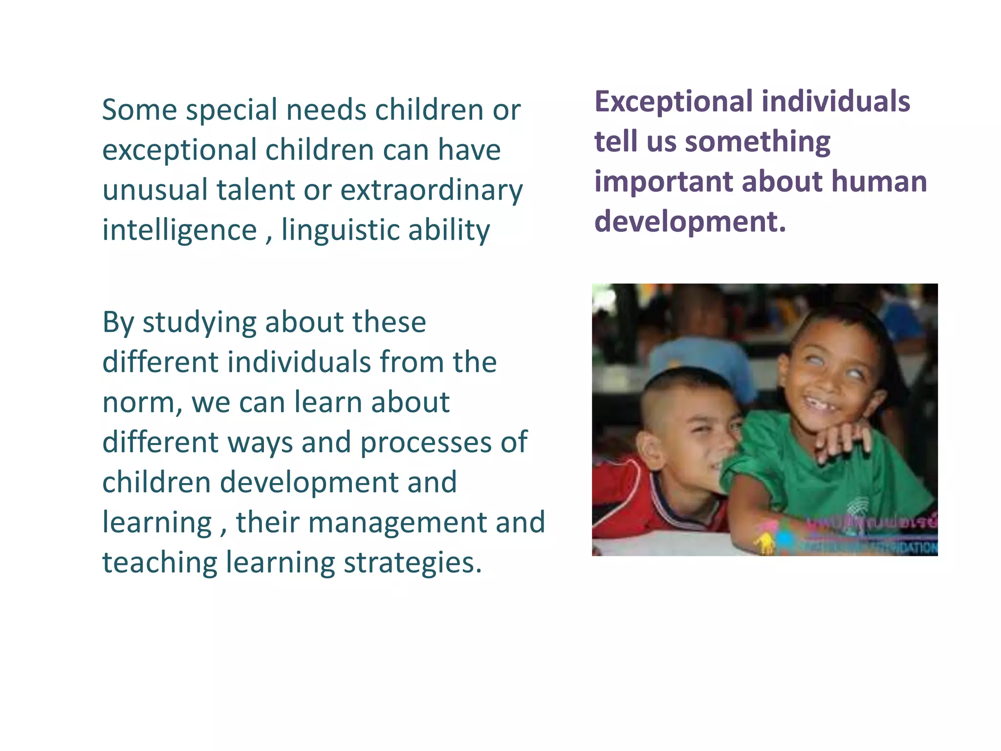 Defintion of special need children | PPTX