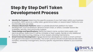 Defi token development | PPT